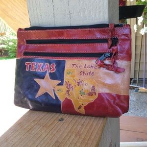 Texas | Bags | Texas Longhorn Leather Utility Pouch | Poshmark